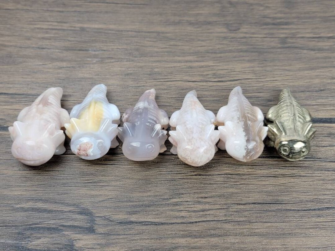 Crystal Axolotl Carvings You Pick AXLC - Etsy