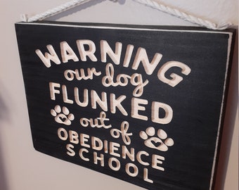 Obedience Sign - Etsy