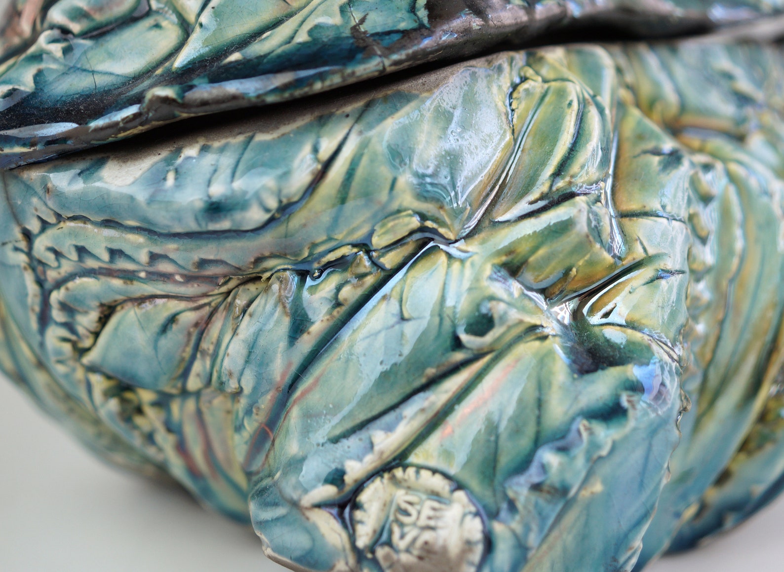Handmade Raku Jar, Unique Raku Ceramics, Beetle Lid Handle, Art Object ...