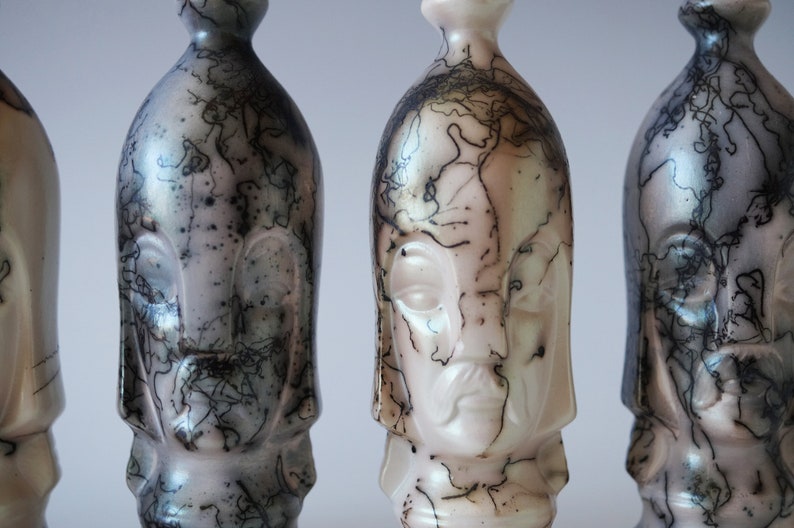 Handmade Raku Chess Large Scale Chess NO BOARD Saggar - Etsy