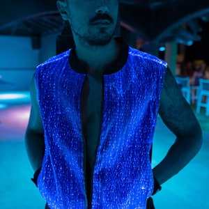 LED Vest Mens Rave Outfit Burning Man Outfit EDC Gear EDC Festival ...