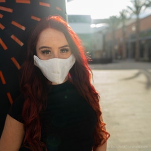 Light up Rave Mask for Women / Dust Mask / Fiber Optic Mask / Cool Mask ...