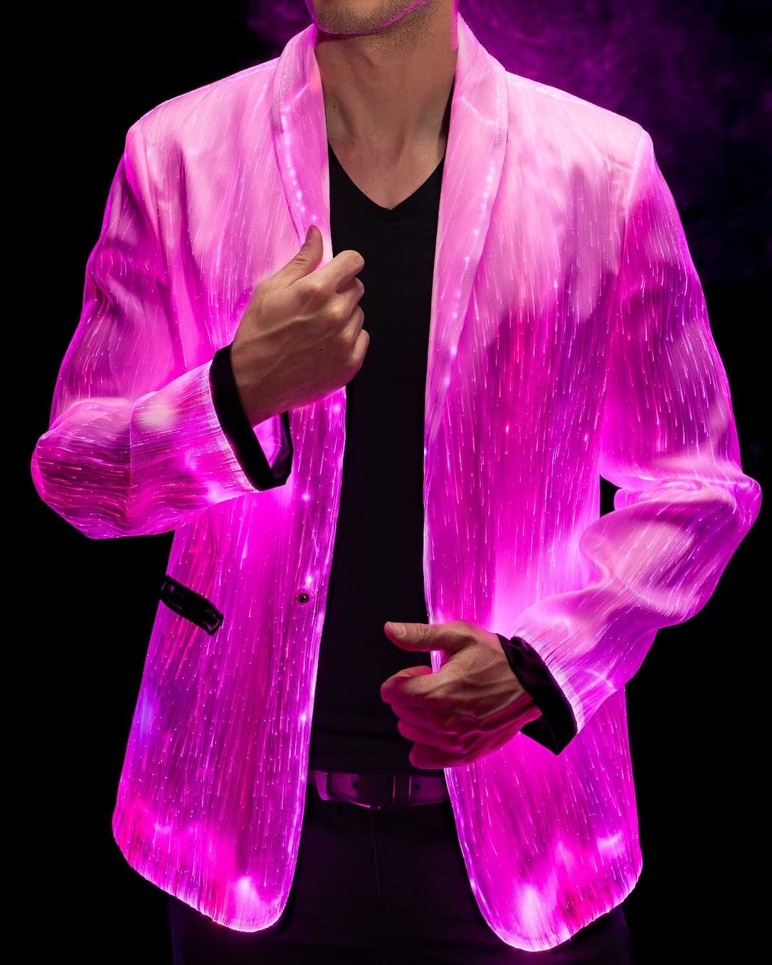 Party Festival Outfit Rave Gear Burning Man Unique Light up LED Jacket ...