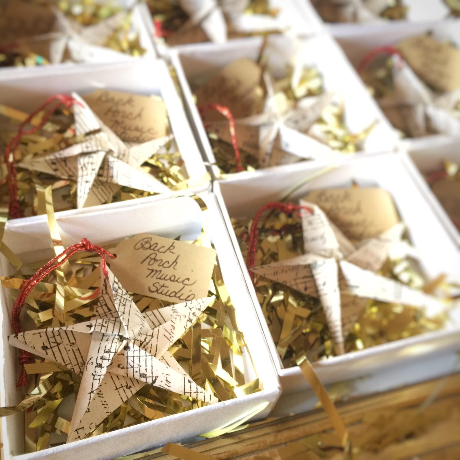 Star Party Favors - Star Decorations for Birthday Parties - Sheet Music ...