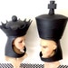 Human Chess Hats Adult Headpieces Men, Women Dance Costume Masks Black ...