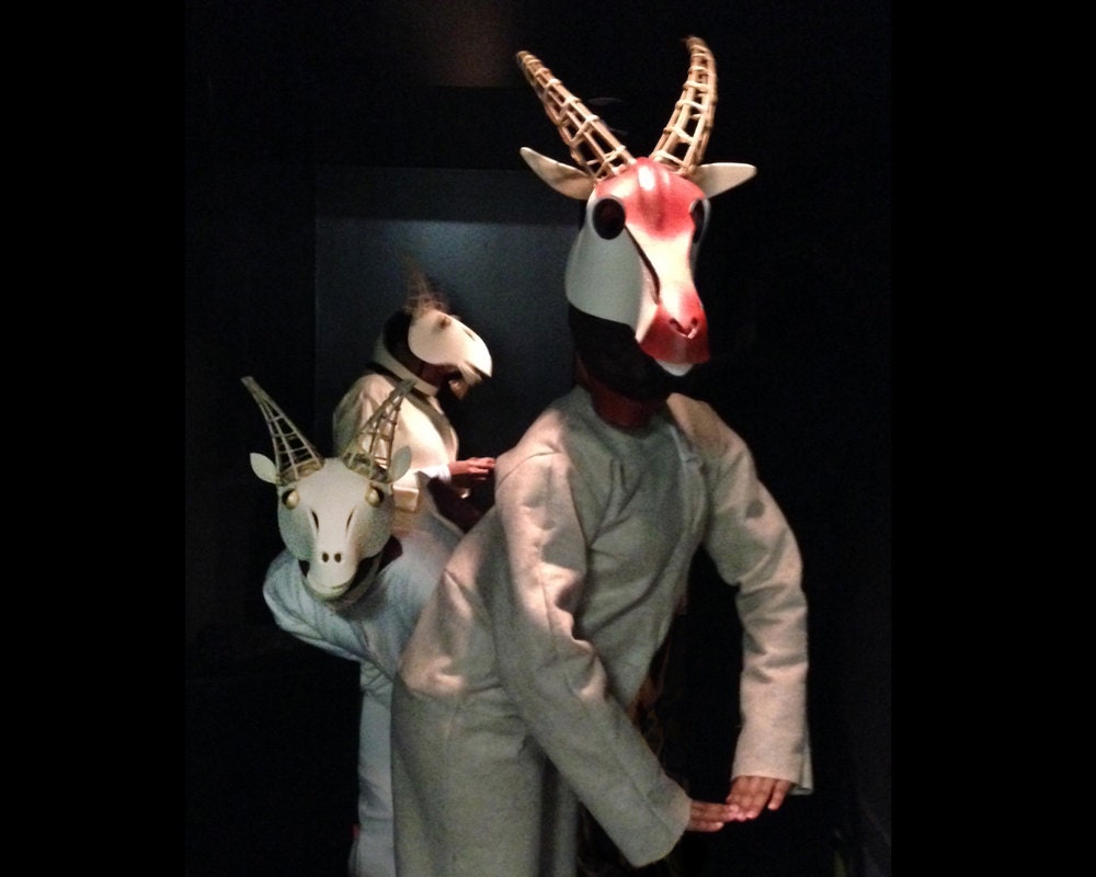 Gazelle Antelope Mask African Animal Masquerade Mask Adult - Etsy