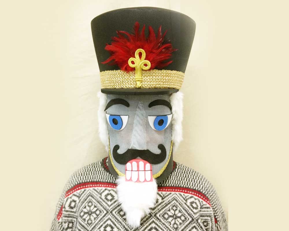 Nutcracker Costume Mask Head, for Ballet, IN STOCK Adult Child, Toy Soldier Christmas Dance ...