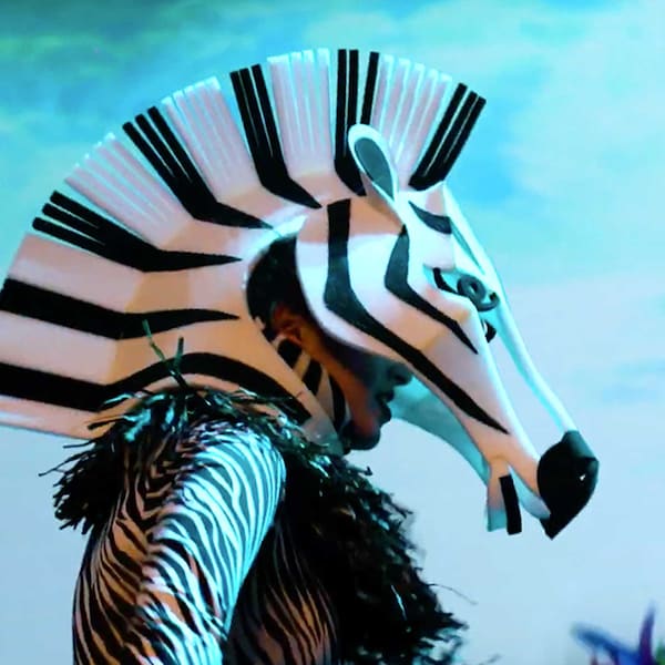 Zebra Mask - Etsy
