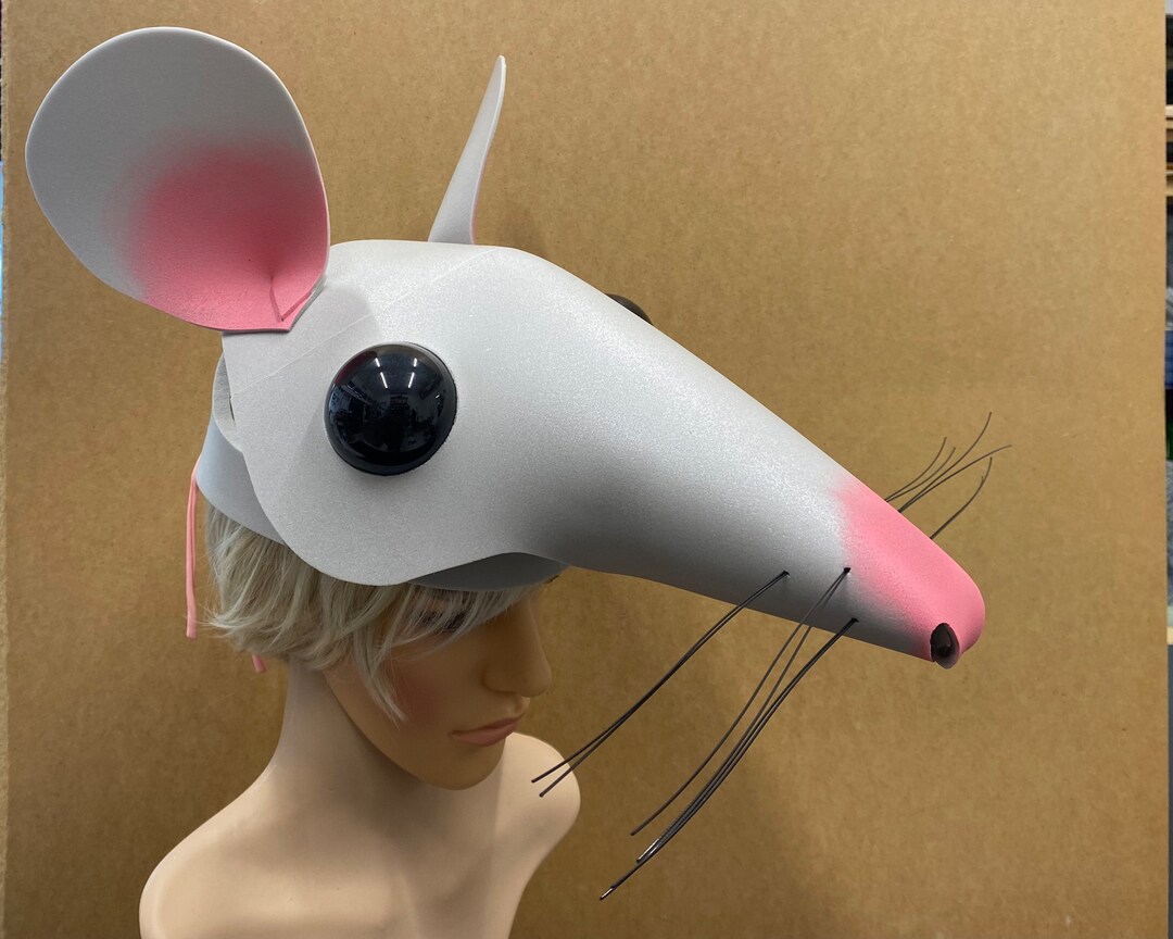 Mouse Mask Head Gray /grey Mice for Cinderella Dance Theatre Alice in ...