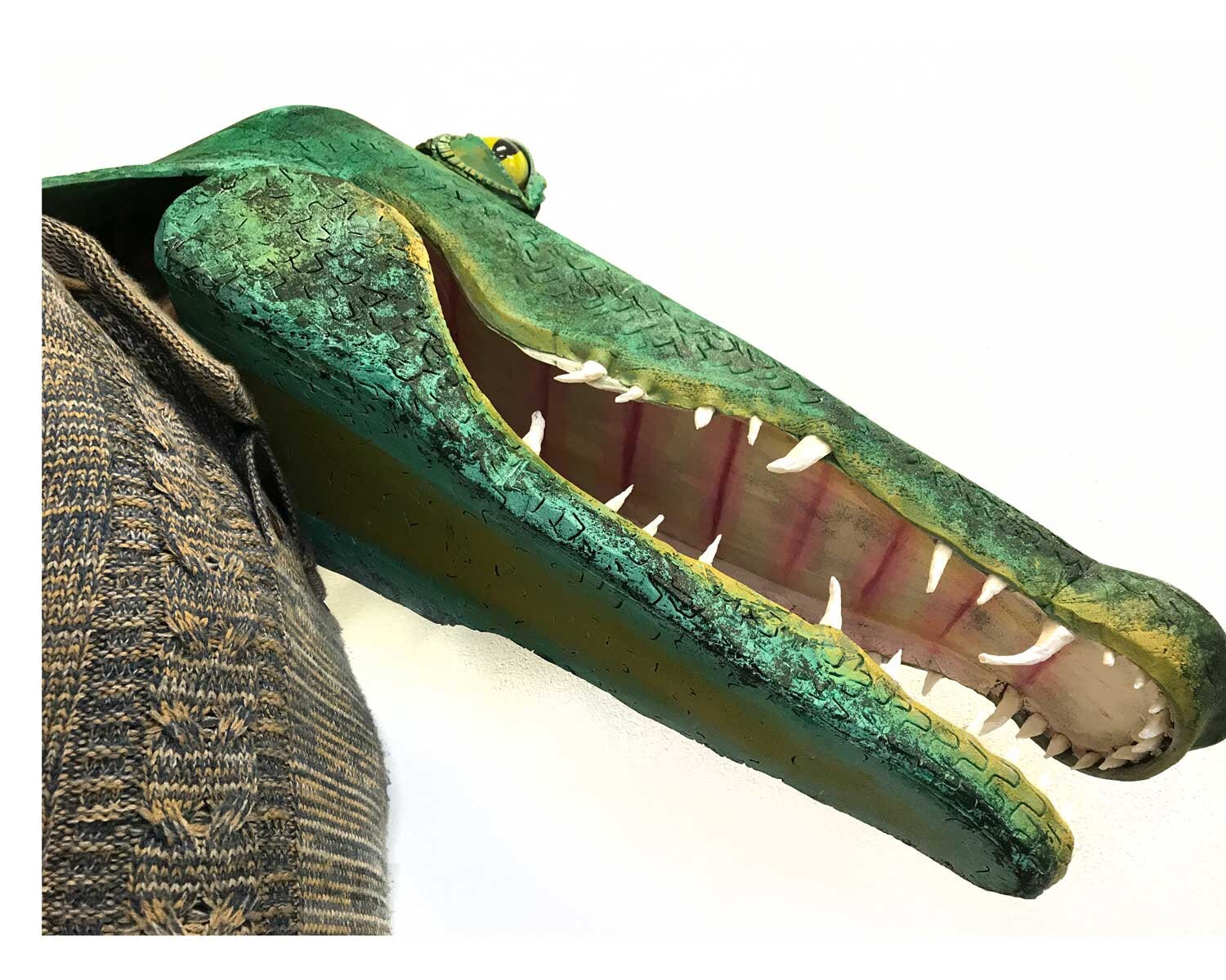 XL Crocodile Mask /moving Jaw/ Peter Pan Adult Costume Head Realistic ...