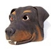 Dog Mask Adult Rottweiler Costume Head Animal Headdress READY - Etsy