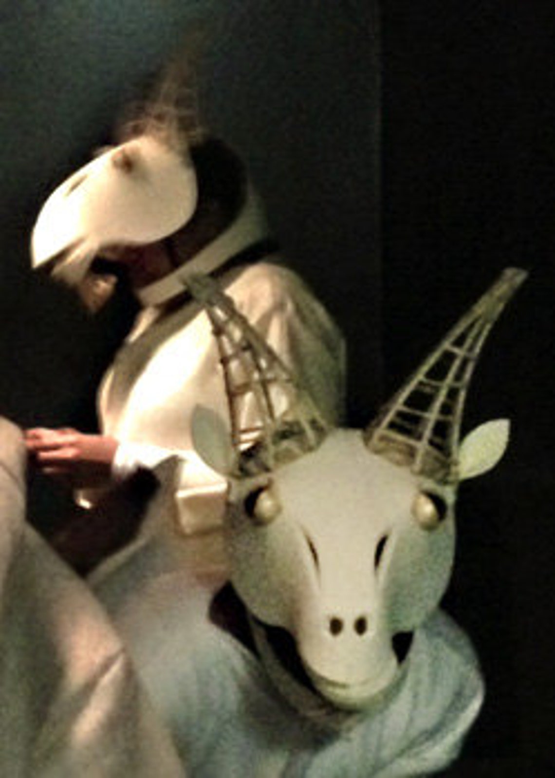 Goat Masquerade Mask for Adults and Children. Capricorn Headpiece ...