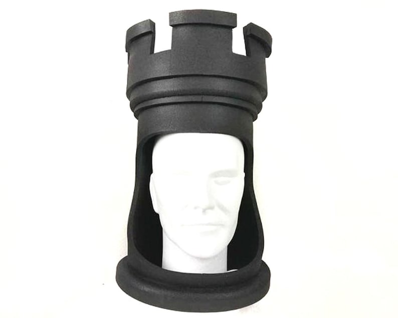 Rook, Castle Adult Size Chess Headpiece Hat, Chess Piece Theme Party ...