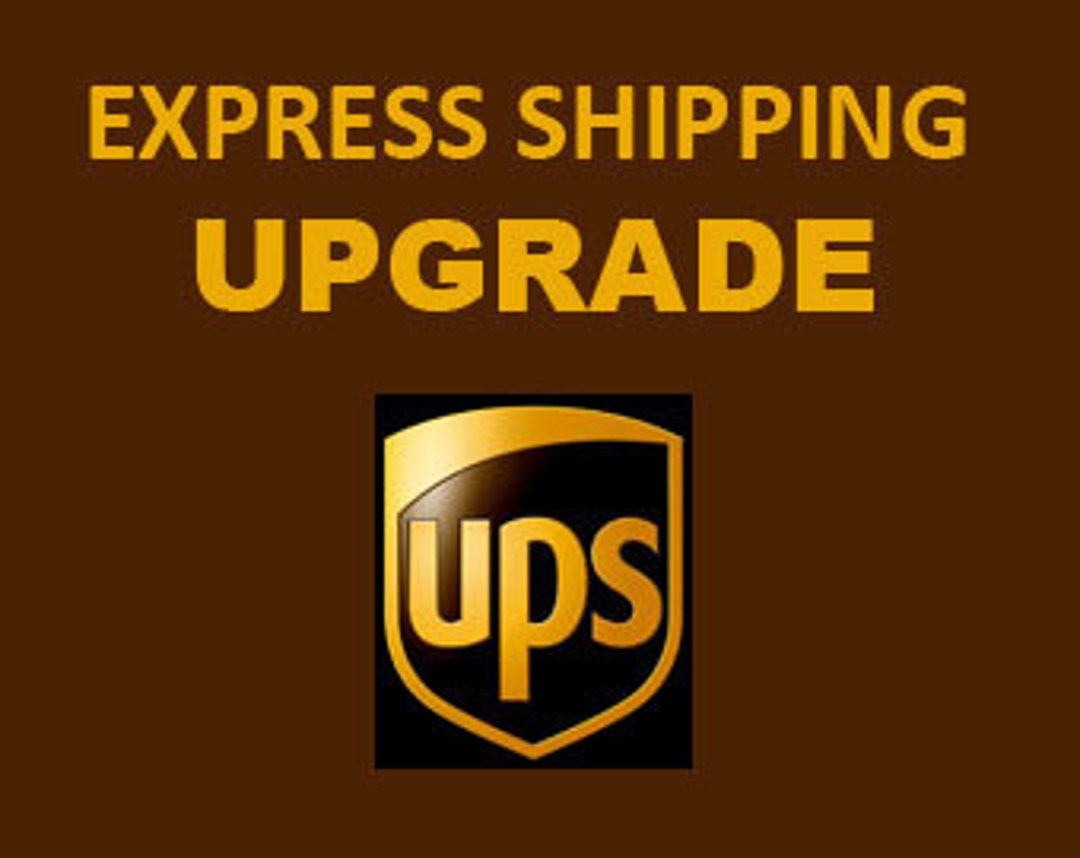 UPS Express Shipping Upgrade - Etsy