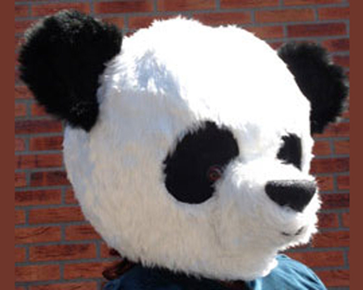 Giant Panda Head Costume