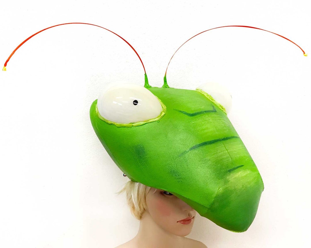 Praying Mantis Insect Halloween Mask Head Green Bug Masquerade Mask ...