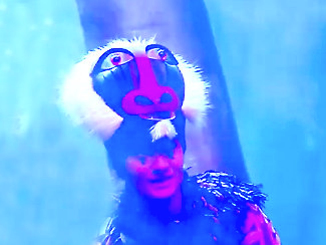 Rafiki Costume Mask Monkey Hat Lion King Headdress - Etsy