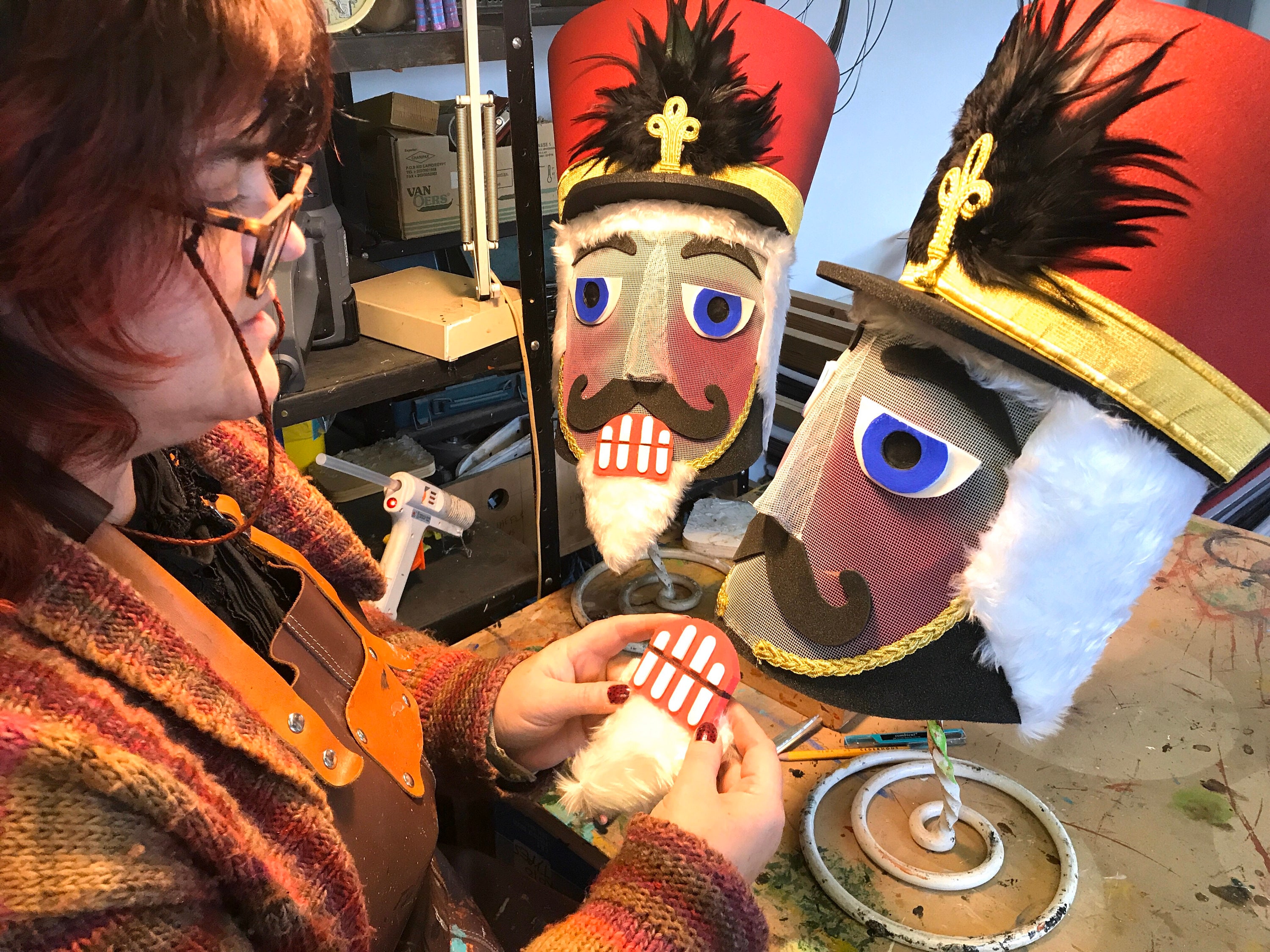 Nutcracker Costume Mask Head for ballet IN STOCK Adult | Etsy