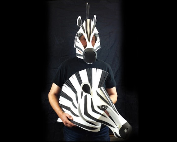 Zebra Head Mask