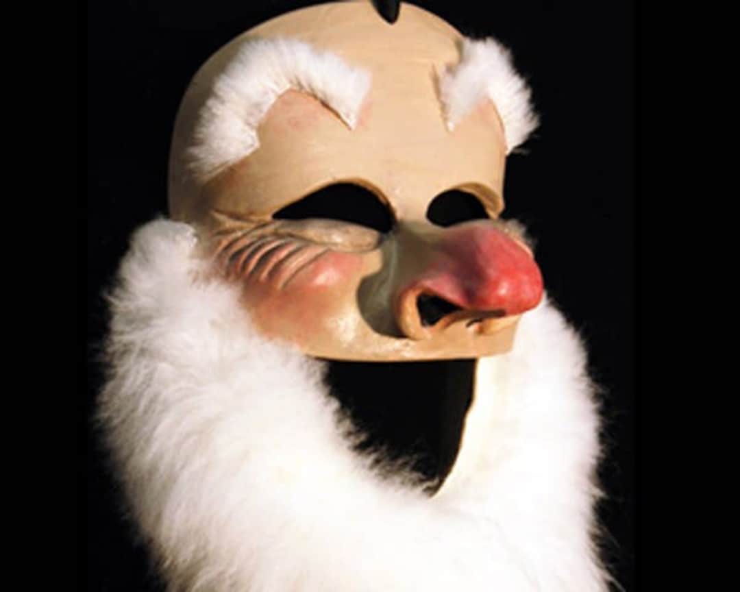 Sneezy Dwarf Mask: Snow White Handmade Papier Mache, Sheepskin Beard - Etsy