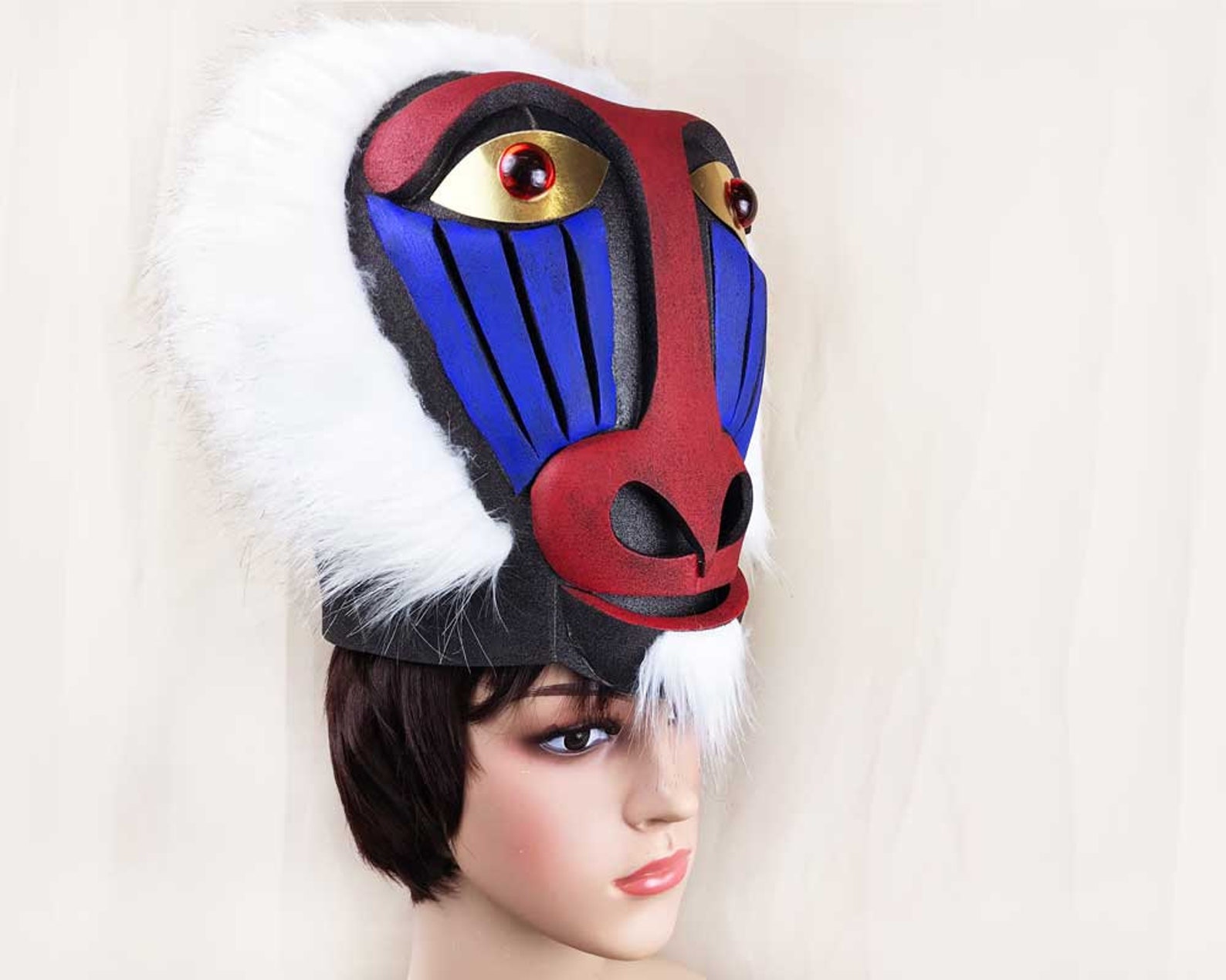 Rafiki Costume Mask, Monkey Hat, Lion King Headdress, Headdress for ...