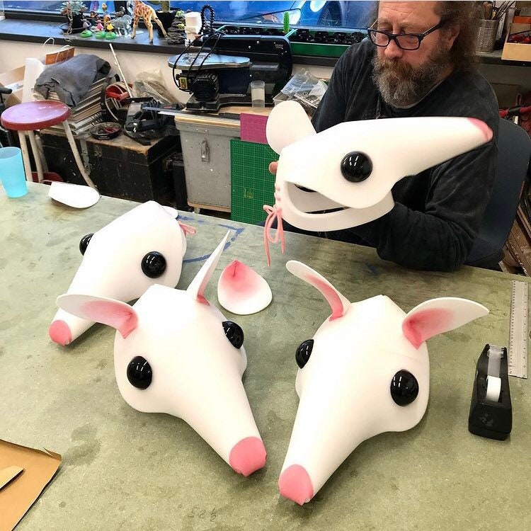 Maus Maske Kopf Mäuse für Cinderella Tanztheater Alice im - Etsy.de