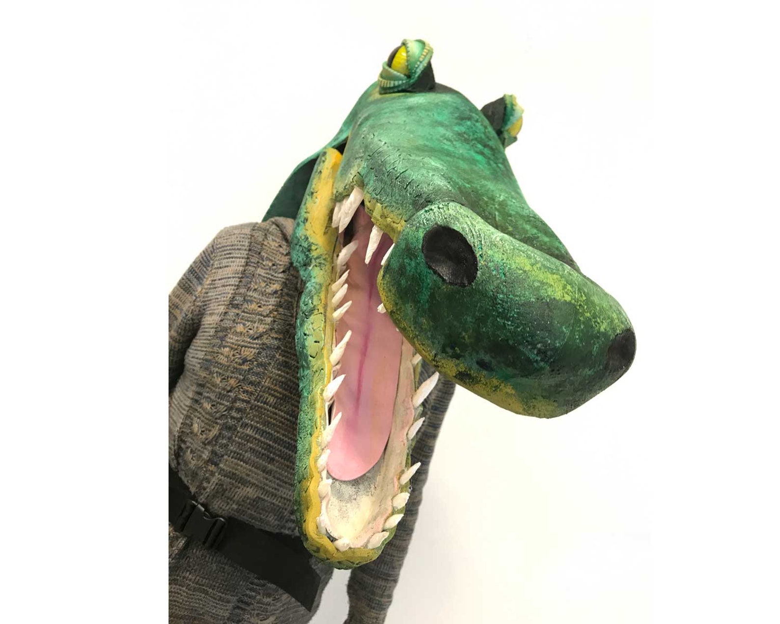 XL Crocodile Mask /moving Jaw/ Peter Pan Adult Costume Head Realistic ...