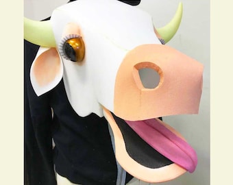 Cow Head Mask - Etsy