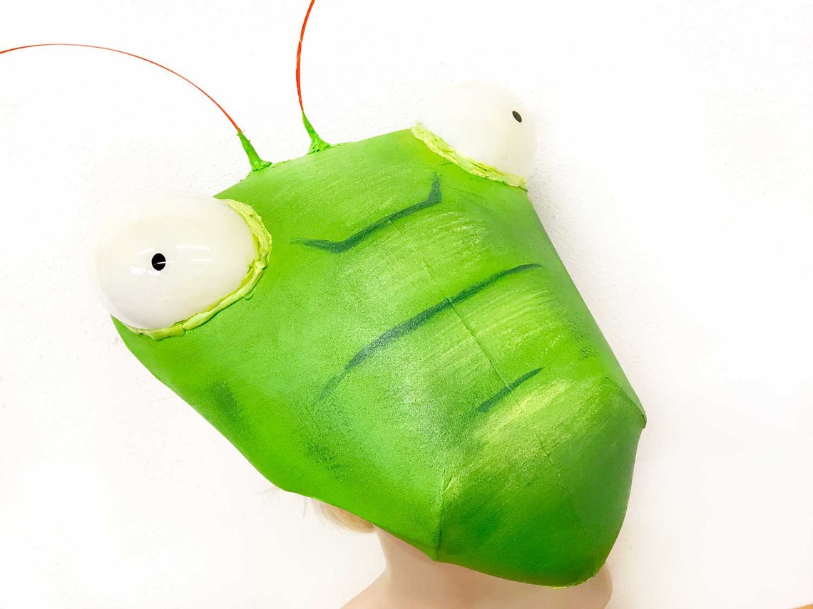 Praying Mantis Insect Halloween Mask Head Green Bug Masquerade - Etsy UK