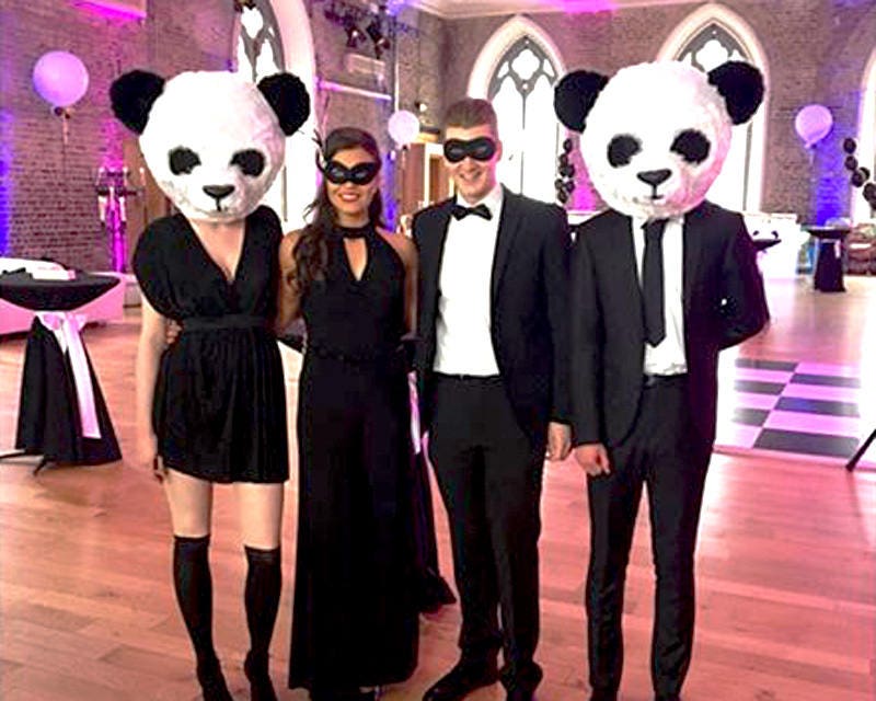 Giant Panda Head Costume