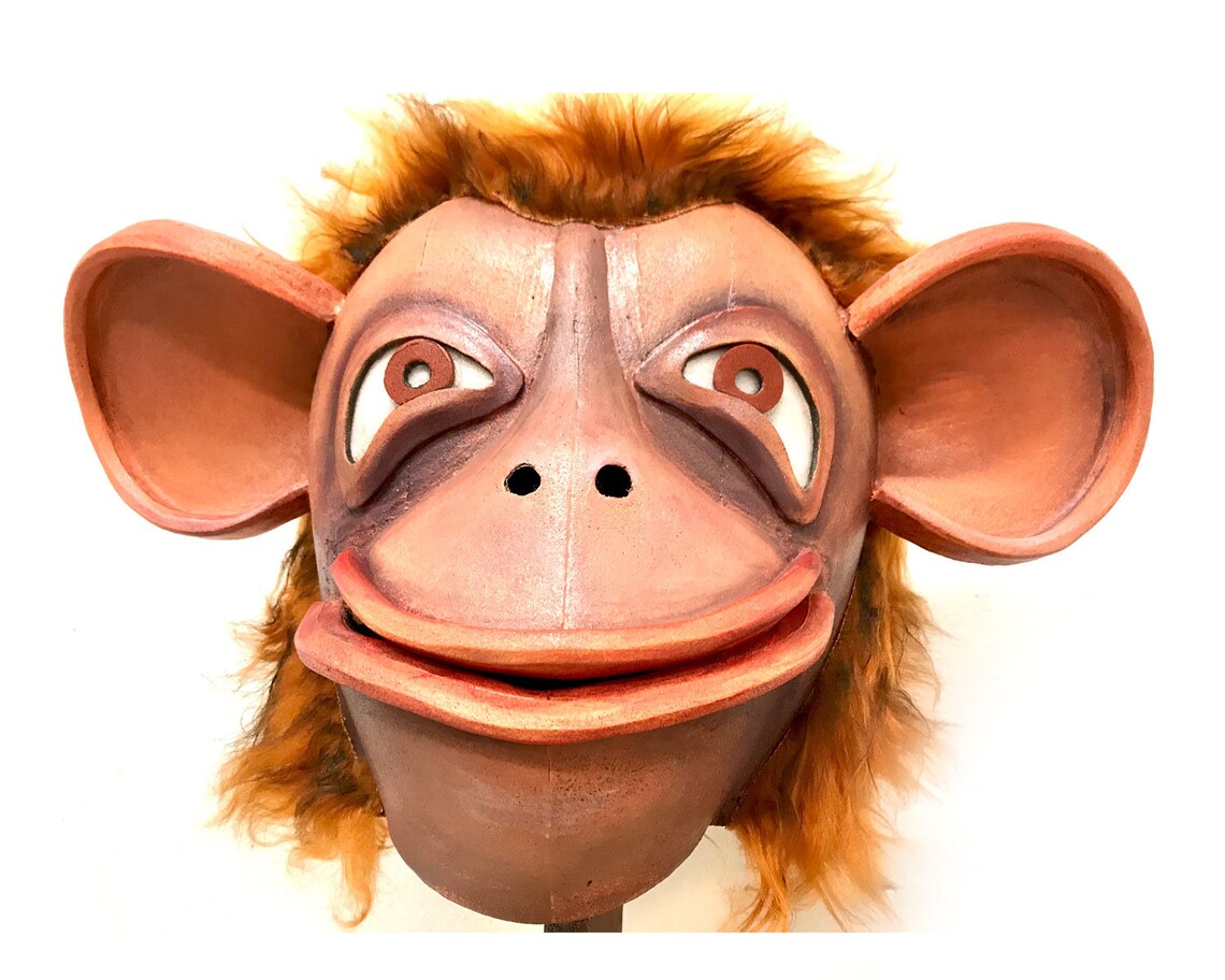 Monkey Costume Head Hat Headdress Primate Ape Chimp | Etsy