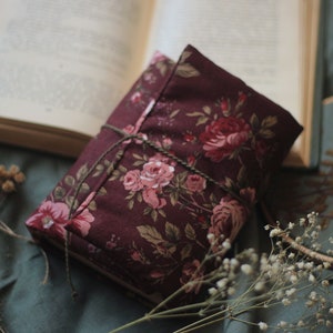 Roses Journal, Dark Vintage Flowers, Gift for Her, Romantic Big Roses ...