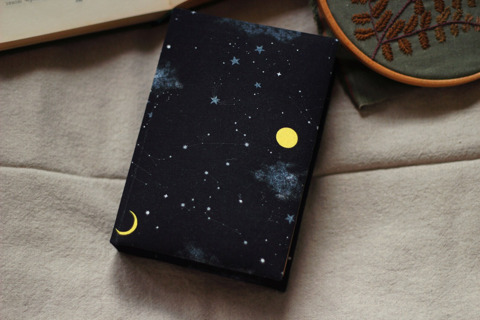 A6 Space Notebook Stars Diary Starry Sky Old Paper Galaxy - Etsy