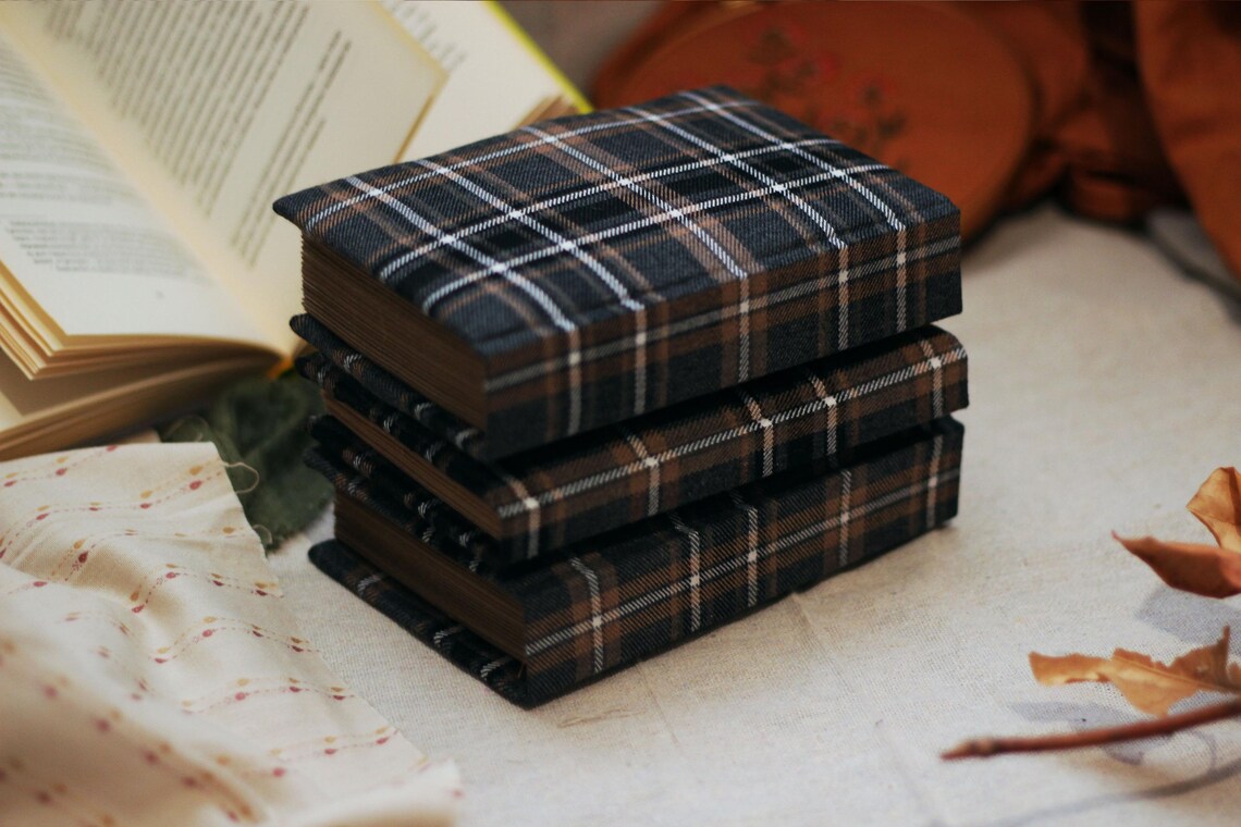 Plaid Grid Notebook – Flannel Style Journal for Cozy Notes - Etsy