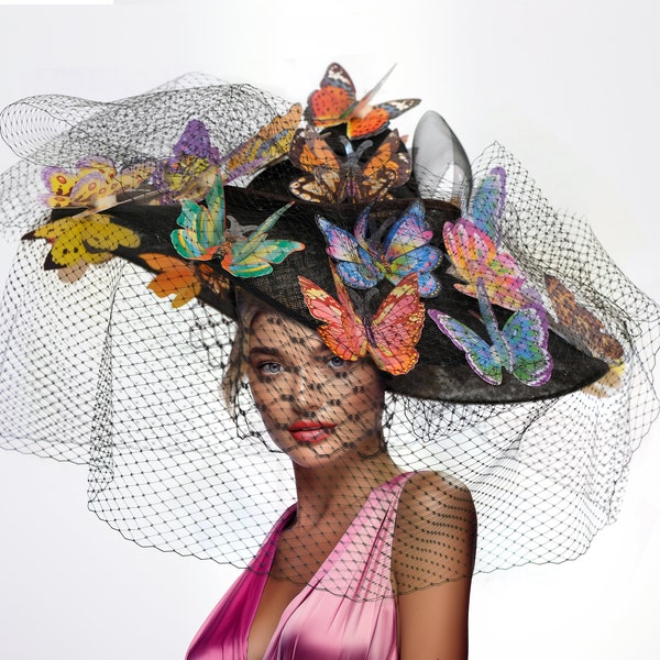 Butterfly Derby Hat - Etsy