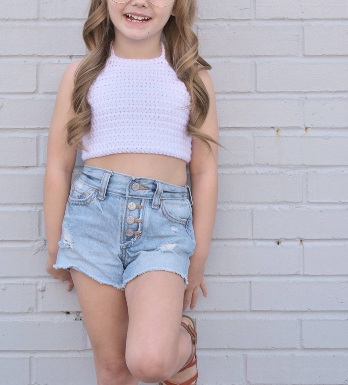 Toddler Crop Top Tie Back Crop Top Infant Crop Top | Etsy