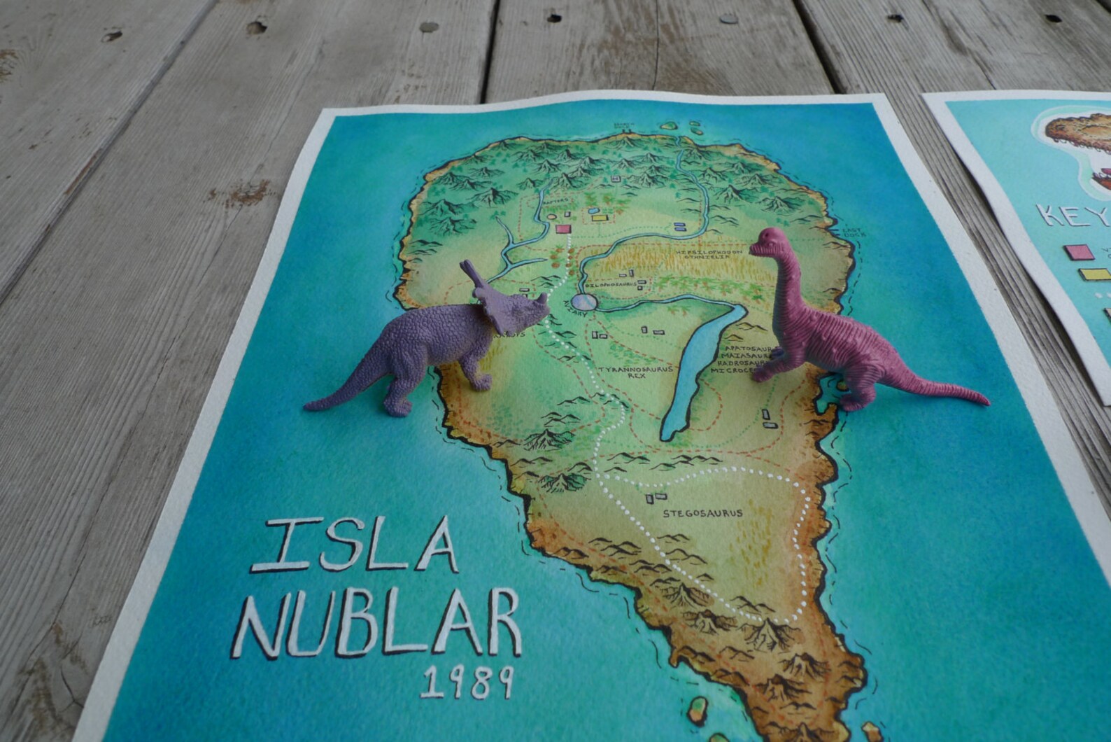 Raymond S English Project Ian Malcolm Isla Nublar Isla Nublar Map Of ...