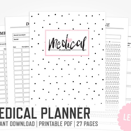 Side Effects Tracker Fillable Treatment Planner | Etsy