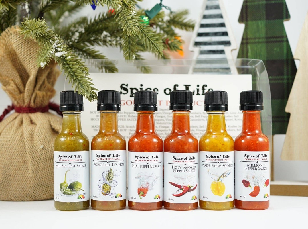 Hot Sauce. 6 Pack Sauce. Original Christmas Gift. Unique Present. One ...