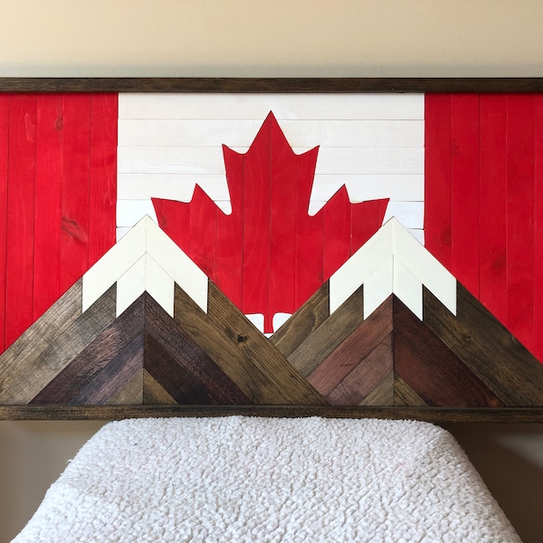 Wooden Canadian Flag - Etsy Canada