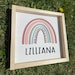 Rainbow Name Sign Nursery Sign Little Girl Personalized Name Sign Room ...