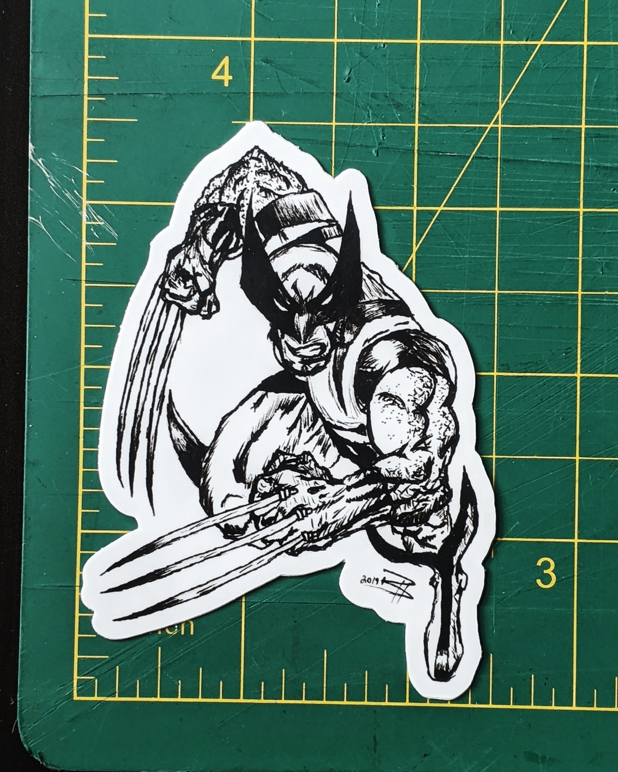 Wolverine Vinyl Sticker - Etsy