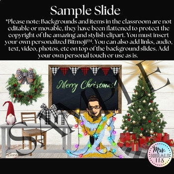 30 Realistic Farmhouse Holiday Seasonal Virtual Classroom Backgrounds ...