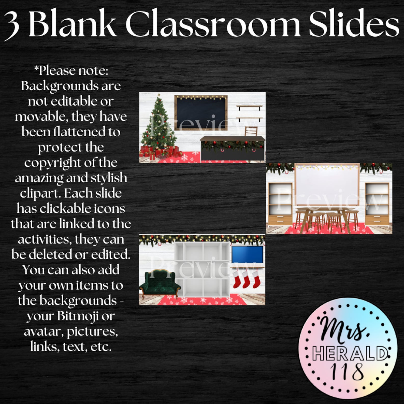 Christmas Virtual Classrooms W/ 30+ Activity Links Ready-to-go Games ...
