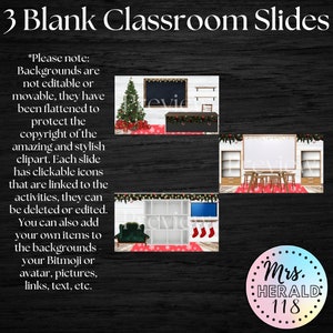 Christmas Virtual Classrooms W/ 30+ Activity Links Ready-to-go Games ...