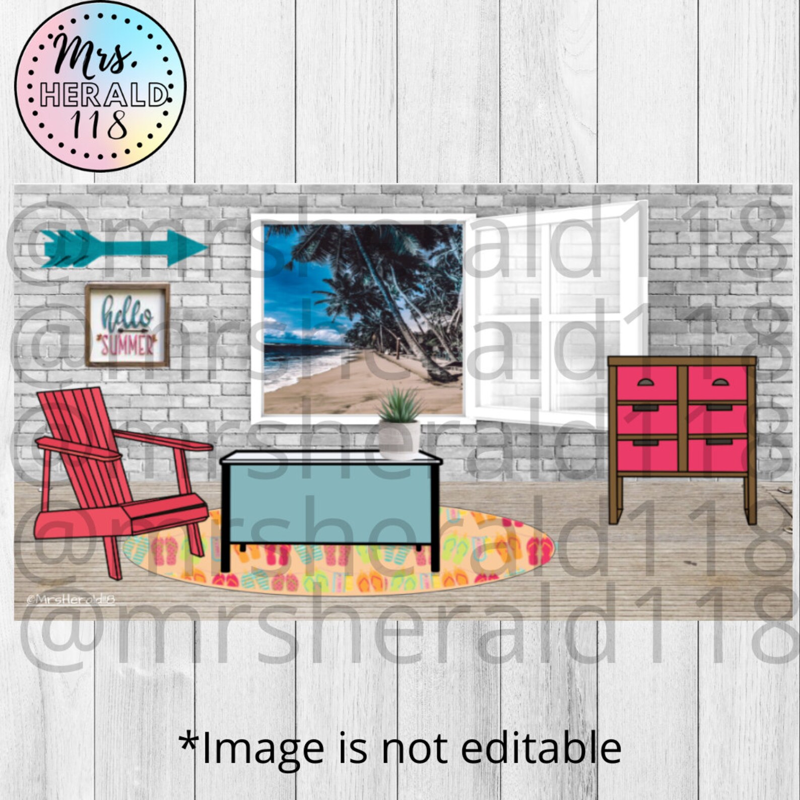Summer Farmhouse Bitmoji Virtual Classroom Background Template - Etsy ...