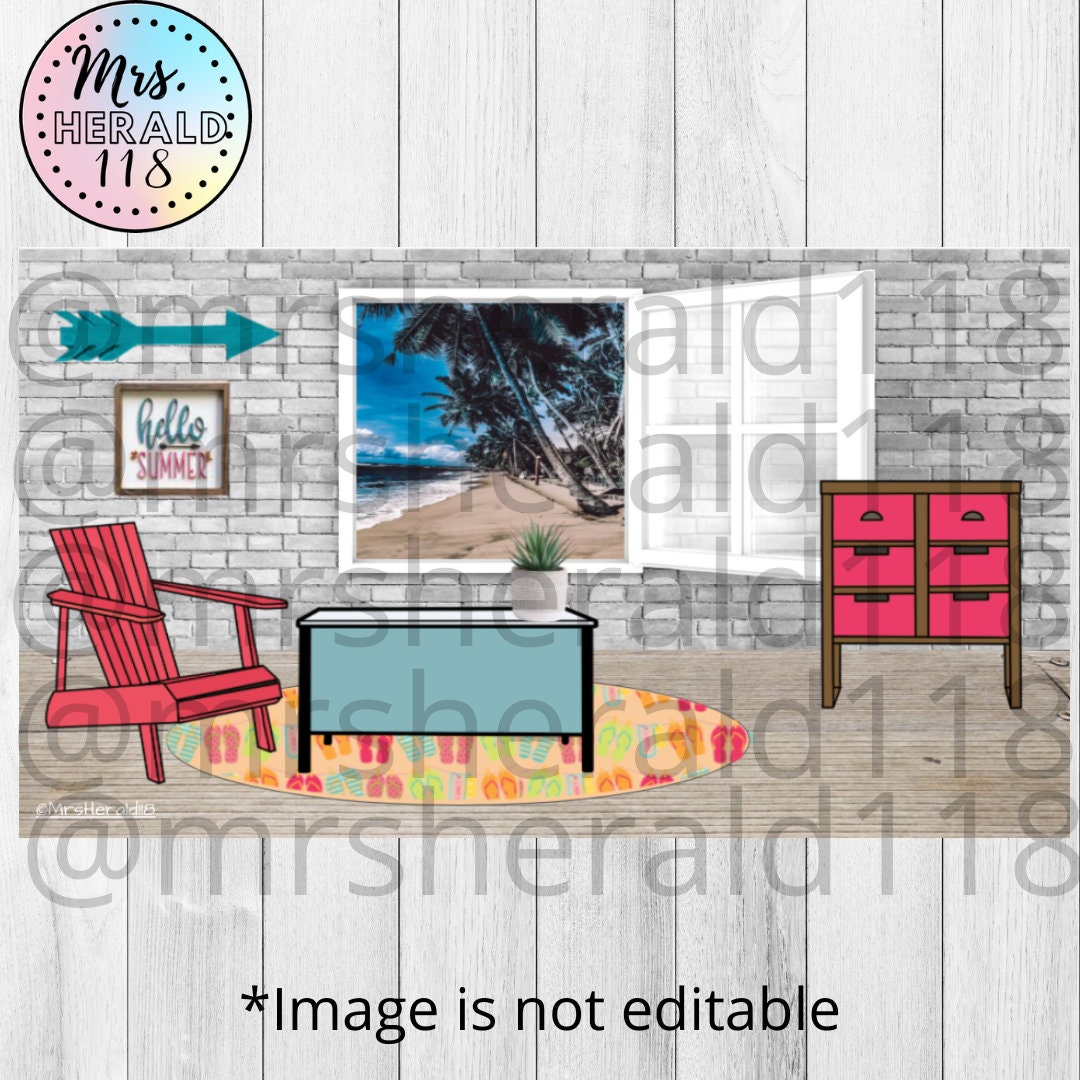 Summer Farmhouse Bitmoji Virtual Classroom Background Template - Etsy ...