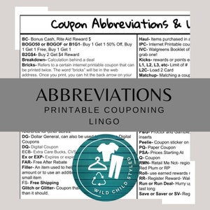 Beginner Couponing Organization Bundle 8 Steps Learn to Coupon ...