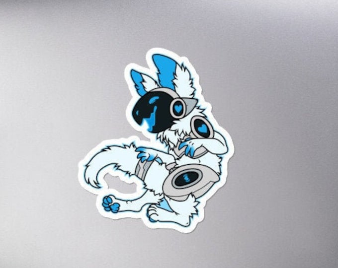 Holographic Furry Protogen Sticker - Etsy