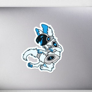 White Protogen Bubble-free Stickers - Etsy